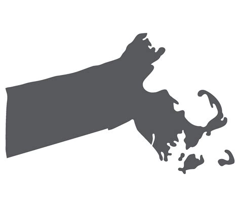 Massachusetts State Map Map Of The Us State Of Massachusetts
