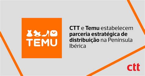Parceria Estratégica Na Península Ibérica Entre Os Ctt E A Temu 🛒 🚀… Ctt Correios De Portugal