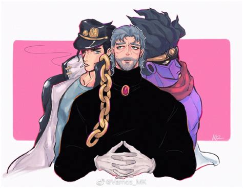 Vamos Mk Joseph Joestar Joseph Joestar Old Kuujou Joutarou Stand Jojo Star Platinum