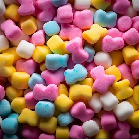 Premium Photo Easter Candy Marshmallow Candy
