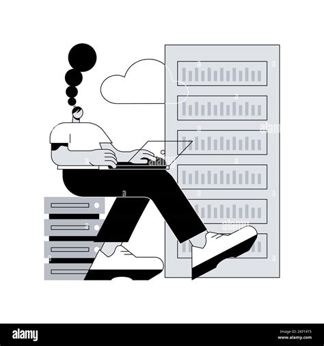 Big Data Storage Abstract Concept Vector Illustration Big Data