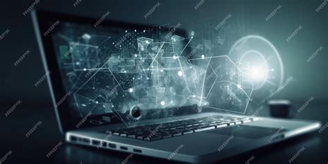 Premium Ai Image Modern Computer Technology Infographic