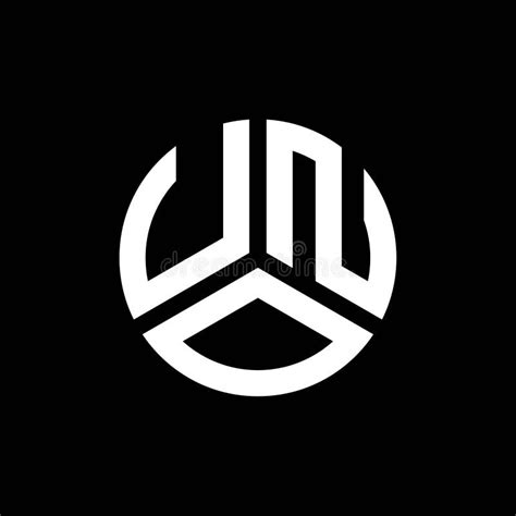 Uno Letter Logo Design On Black Background Uno Creative Initials