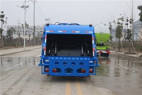 China High Quality 6 Cbm Rear Loader Compactor Garbage Truck Manufacturers Suppliers Factory
