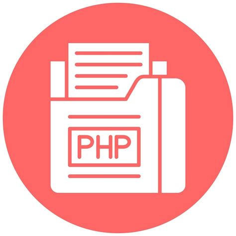 premium vector vector design php file icon style