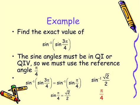 ppt inverse trig functions 6 1 powerpoint presentation free download
