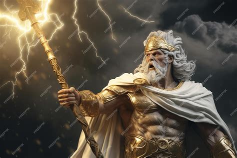 Premium Photo A Man With A Torch And A Lightning Bolt In The Background Premium Photo A Man With A Torch And A Lightning Bolt In The Background