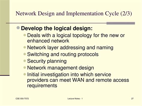 Ppt Cse 550 Computer Network Design Powerpoint Presentation Free