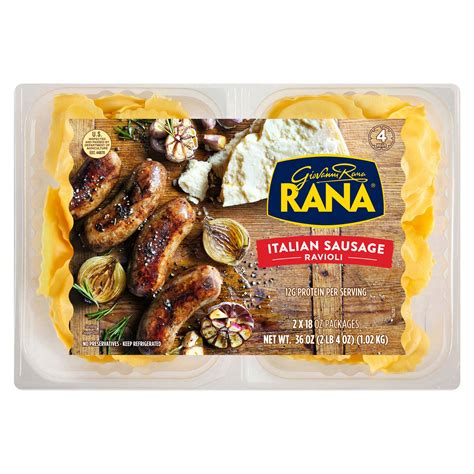 Rana Sausage Ravioli 218 Oz 1199 At Costco