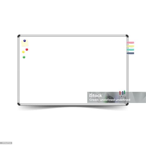 인포 그래픽 다이어그램 일정 흰색 배경에 격리 보드에 스티커 메모와 도면에 대한 사용 단계에 대한 설명을위한 화이트 보드 벡터 일루미네이션 하얀 칠판에 대한 스톡 벡터 아트