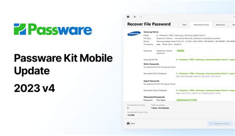 Passware Kit Mobile 2023v4 Gpu Accelerated Unlock Of Samsung S9 And Other Qualcomm Based