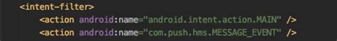 Huawei Push Kit Notification Message Keyvalue Is Null In Android Stack Overflow