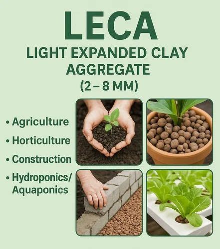 Beads Leca Lightweight Expanded Clay Aggregate Leca Lightweight