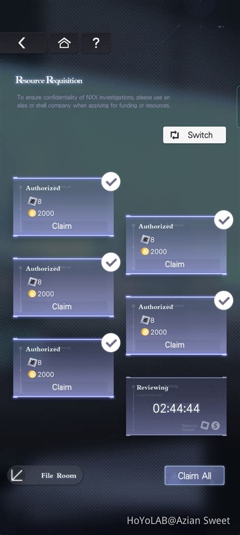 NXX OS CLAIM REWARDS Tears Of Themis HoYoLAB