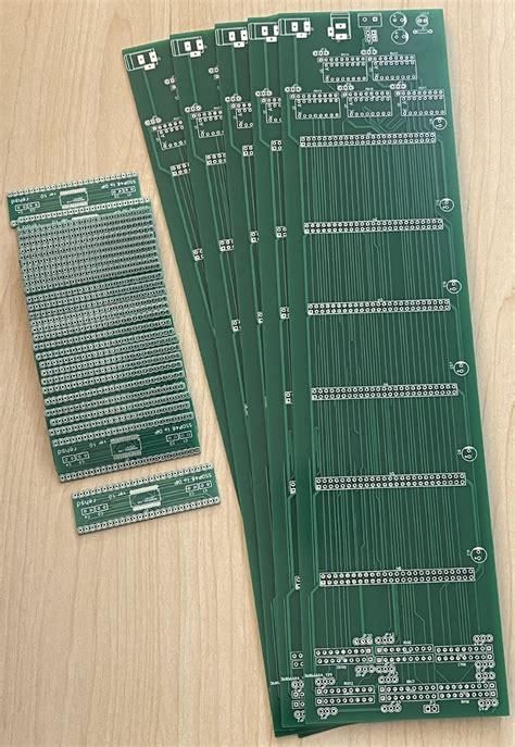 First Pcbs For My 16 Bit Processor Came In One For The Bus At Least To Get Started And