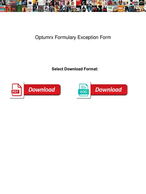 Fillable Online Optumrx Formulary Exception Form Optumrx Formulary Exception Form Fax Email