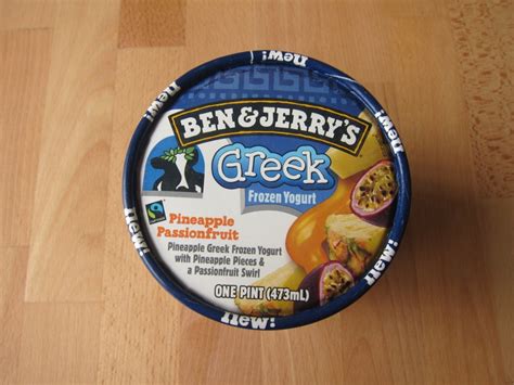 Frozen Friday Ben And Jerrys Pineapple Passionfruit Greek Frozen Yogurt