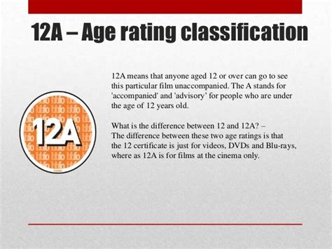 Presentation On Age In Film
