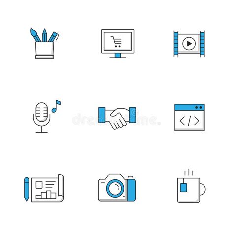 Web Design Icon Stock Vector Illustration Of Writer 331051012