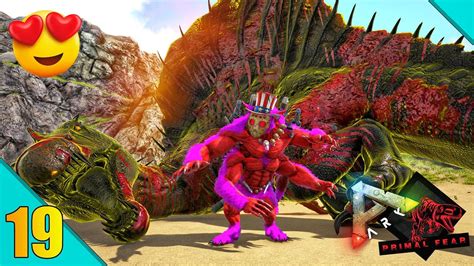 Ark Primal Fear Origin Rex Spino Raptor Carno Army Vs Buffoon Ferox Part 19 [ Hindi ] Youtube