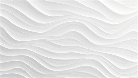 Premium Photo Elegant Monochrome White Seamless Wave Texture Pattern Background For Design