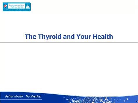PPT The Thyroid And Your Health PowerPoint Presentation Free Download ID