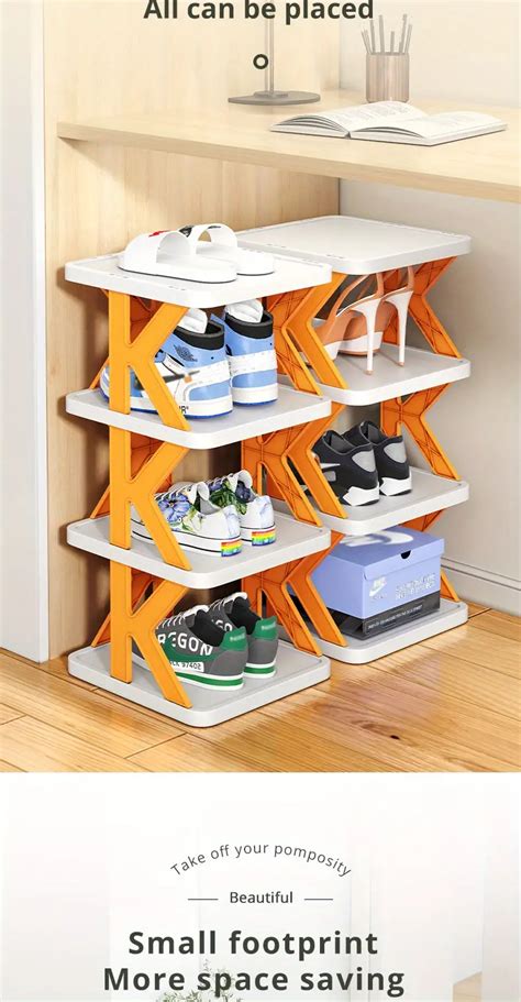 Space Saving Folding Shoe Rack Dustproof Multi Layer Storage Temu
