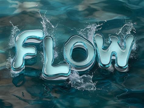 3d изометрический рендеринг с эффектом волнистого текста Премиум Ai сгенерированное изображение