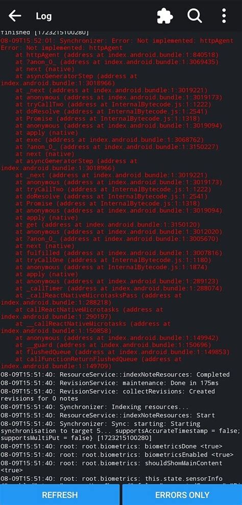Joplin Android Error Not Implemented Agent Support Joplin Forum