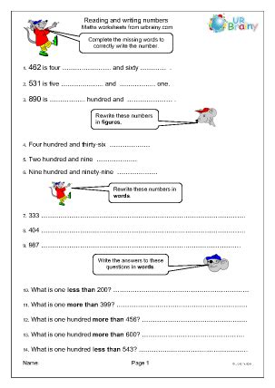Read And Write Numbers Number And Place Value By URBrainy