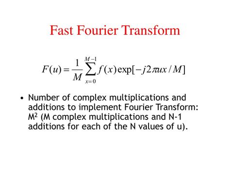 PPT Some Properties Of The D Fourier Transform PowerPoint Presentation ID
