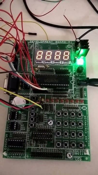Interfacing 7segment Display With 8051microcontroller 0 9 Upcounter8051microcontroller 8051
