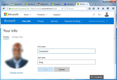 Changing The Adult Name On My Microsoft Account Summerwqp