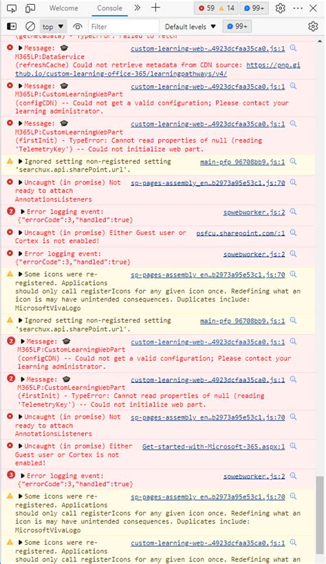 Microsoft Learning Pathways Has A Configuration Issue Ask Your Administrator For Assistance