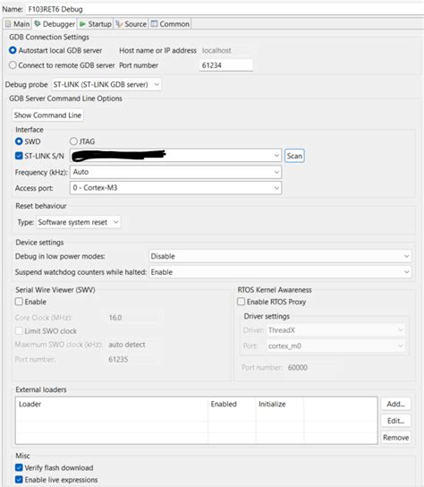 Solved Standalone Mcu Application Unable To Flash F103 Stmicroelectronics Community