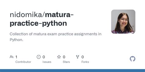 Github Nidomikamatura Practice Python Collection Of Matura Exam Practice Assignments In Python