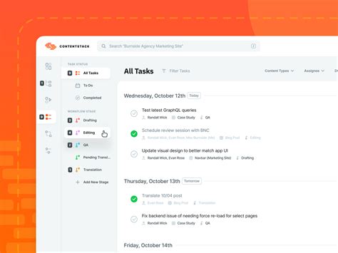 Contentstack Cms Ui Updates Tasks By Max Burnside On Dribbble