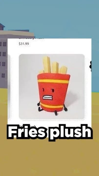 Bfdi Fries Plush Release Date Bfdi Tpot Shorts Youtube