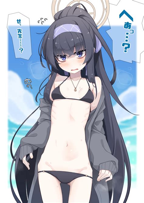 Ogami Kazuki Ui Blue Archive Ui Swimsuit Blue Archive Blue