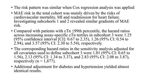 Cardiac Troponin Elevation In Patients Without A Specific Diagnosis