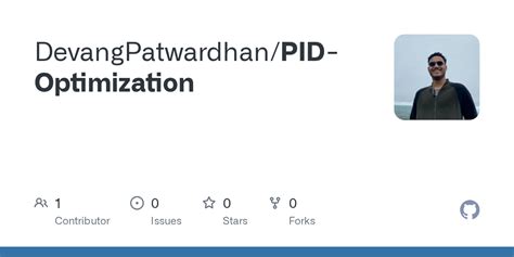 Github Devangpatwardhanpid Optimization