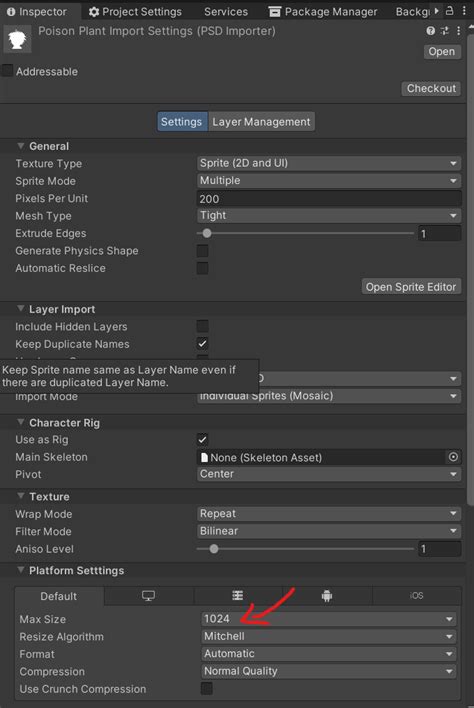 Scaling Psb File Of Already Rigged Characters Unity Engine Unity Discussions
