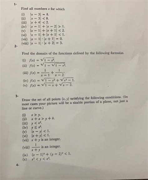 Solved Draw The Set Of All Points X Y Satisfying Chegg Com