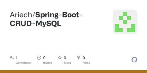 GitHub Ariech Spring Boot CRUD MySQL