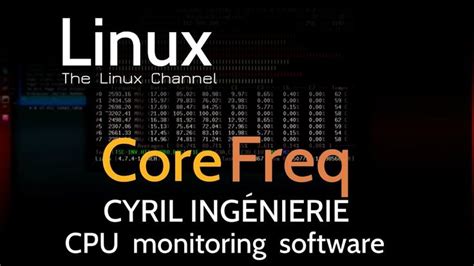 Cyril IngÉnierie Corefreq Linux Cpu Monitoring Software Linux