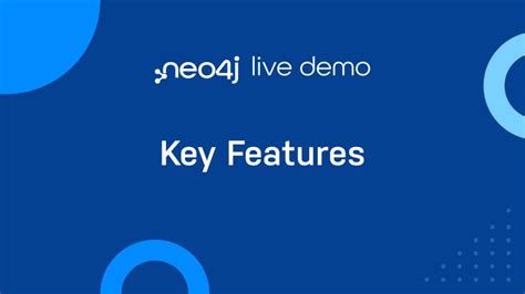 Emily Harber On Linkedin Neo4j Live Demo Key Features