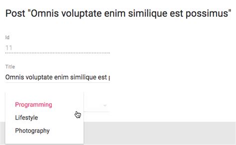 Admin On Rest Input Components