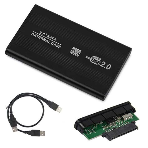 Usb 2 0 Hdd Caddy Enclosure 2 5 Inch Sata Ssd Mobi Grandado