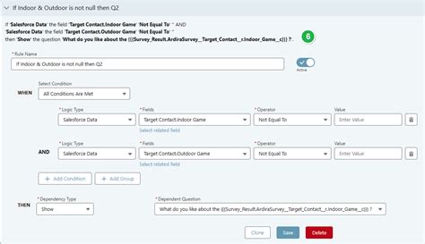 Use Case Of ‘show Rule Dependency With Logic Type ‘salesforce Data