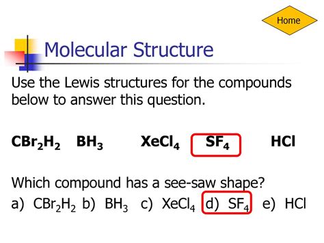 Xecl4 Molecular Geometry